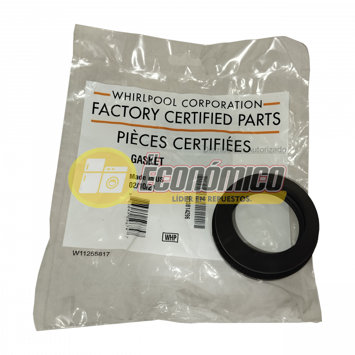 SELLO TINA LAV. WHIRLPOOL-CENTRALES / W10814296 - 383727 / ORIGINAL ...